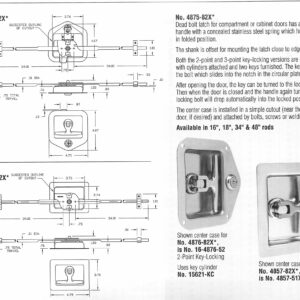 Folding T Locks and Latches | Products | MRO Hardware