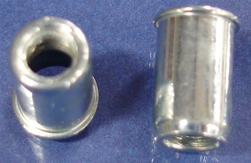 RNS01032130A - 10-32 Rivet Nut, Small Flange, Smooth Body | MRO Hardware